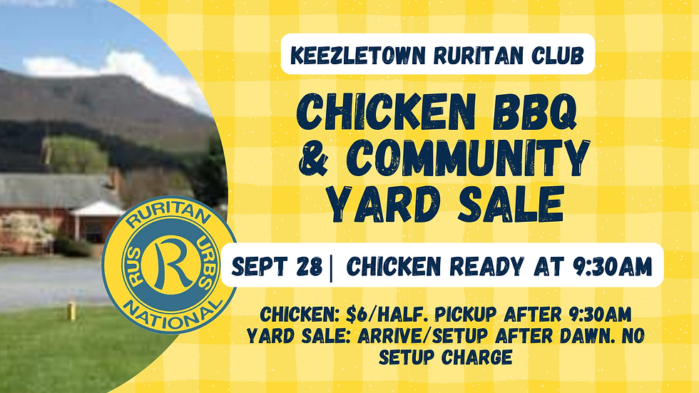 Welcome | Keezletown Ruritan, Virginia