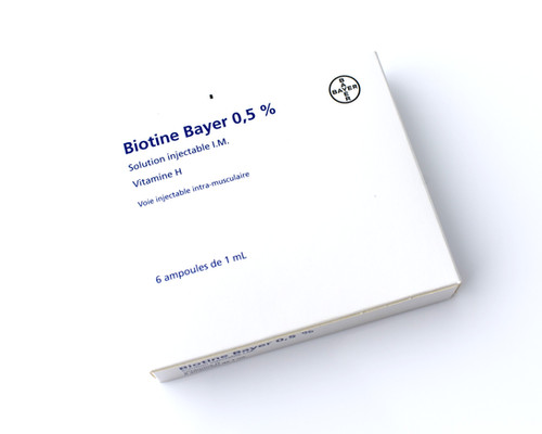 Biotin Bayer 0.5% | Vitamin Injection Ampoules