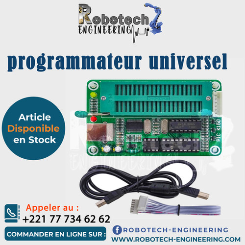 Programmateur universel PIC K150 | Robotech ENGINEERING