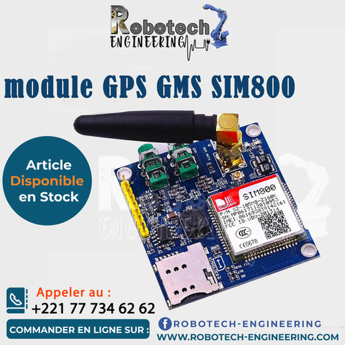 Module GPS GMS SIM800 | Robotech ENGINEERING