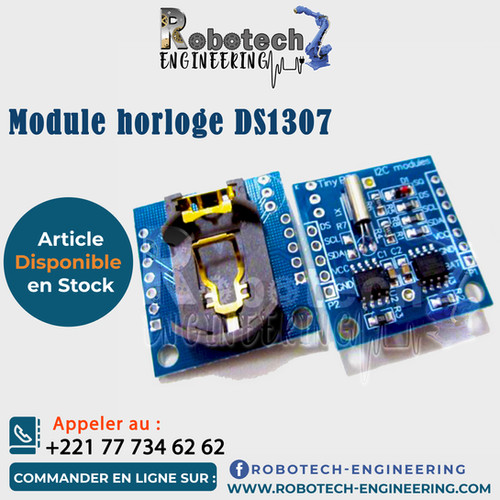 Module horloge DS1307 | Robotech ENGINEERING