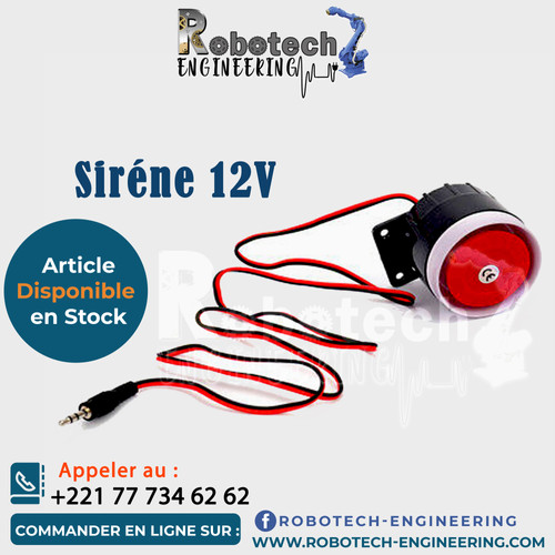Sirène 12V | Robotech ENGINEERING