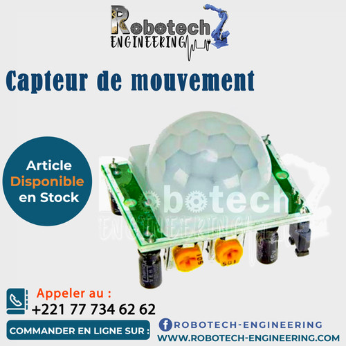 Capteur de mouvement | Robotech ENGINEERING