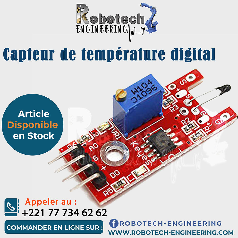Capteur de température digital | Robotech ENGINEERING