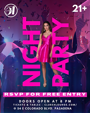 Nightclub | Club 54 | Pasadena