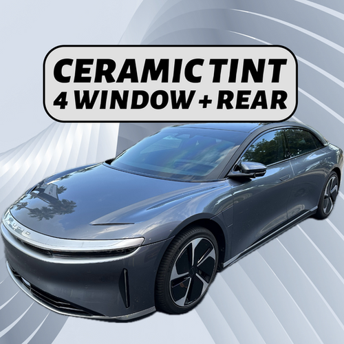 Ceramic Tint Package: 4 Side Windows + Rear Window | TintCo