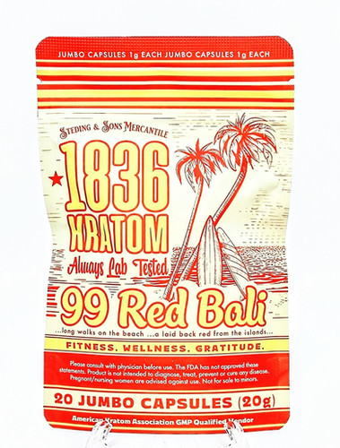 1836 Jumbo Capsules - 99 Red Bali - 4 Sizes! | Crystal River