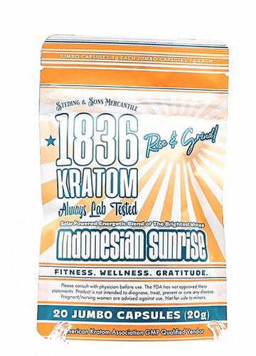 1836 Jumbo Capsules - Indonesian Sunrise - 4 Sizes! | Crystal River