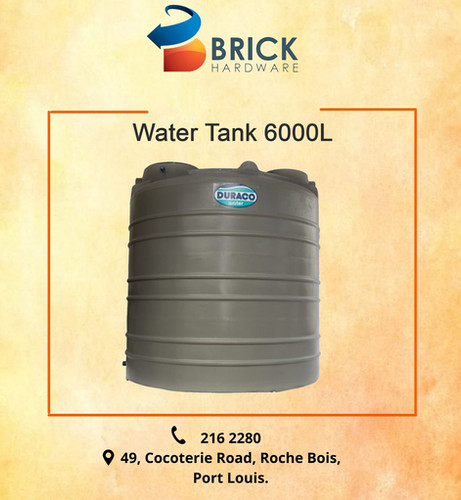 Water Tank 6,000 Litres [Duraco] | Brickhardware