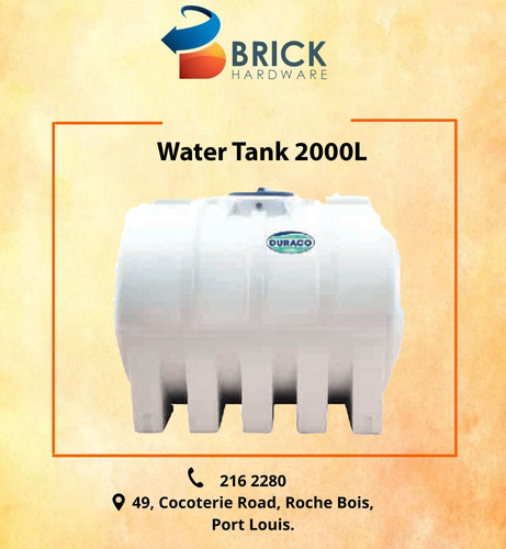 Water Tank 2,000 Litres [Duraco] | Brickhardware