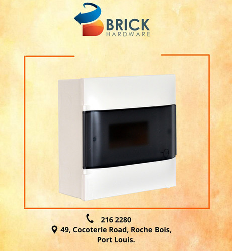 Practibox S Surface 8 modules w/door [Legrand REF: 134138] | Brickhardware