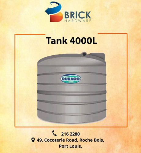 Water Tank 4,000 Litres [Duraco] | Brickhardware