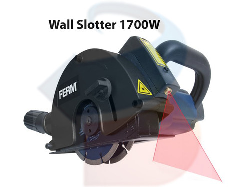 Wall Slotter 1700W - 125mm w/ Laser | WSM1009 [FERM] | Brickhardware