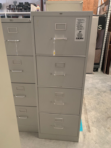 Four drawer vertical legal filing cabinet | Rosewood