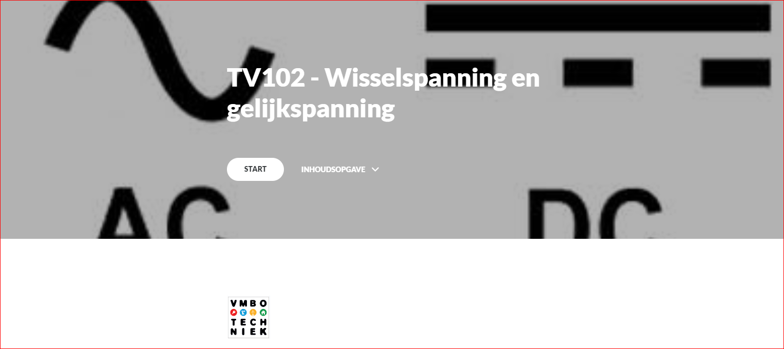 Techno-Skill PIE TV102 - Wisselspanning en gelijkspanning