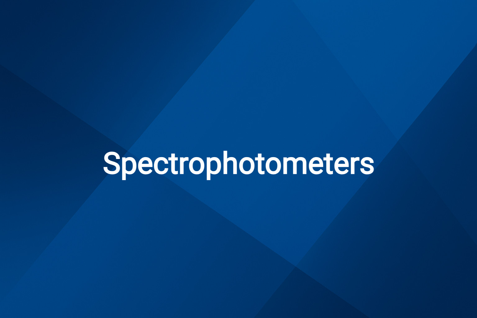 Spectrophotometers | Nexlab Scientific