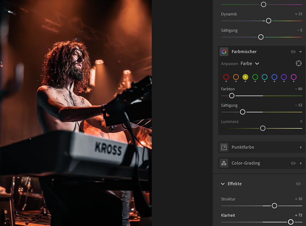 Concert Photo Editing
