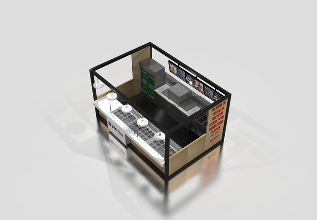 Food Kiosk Frame | GST Manufacturing