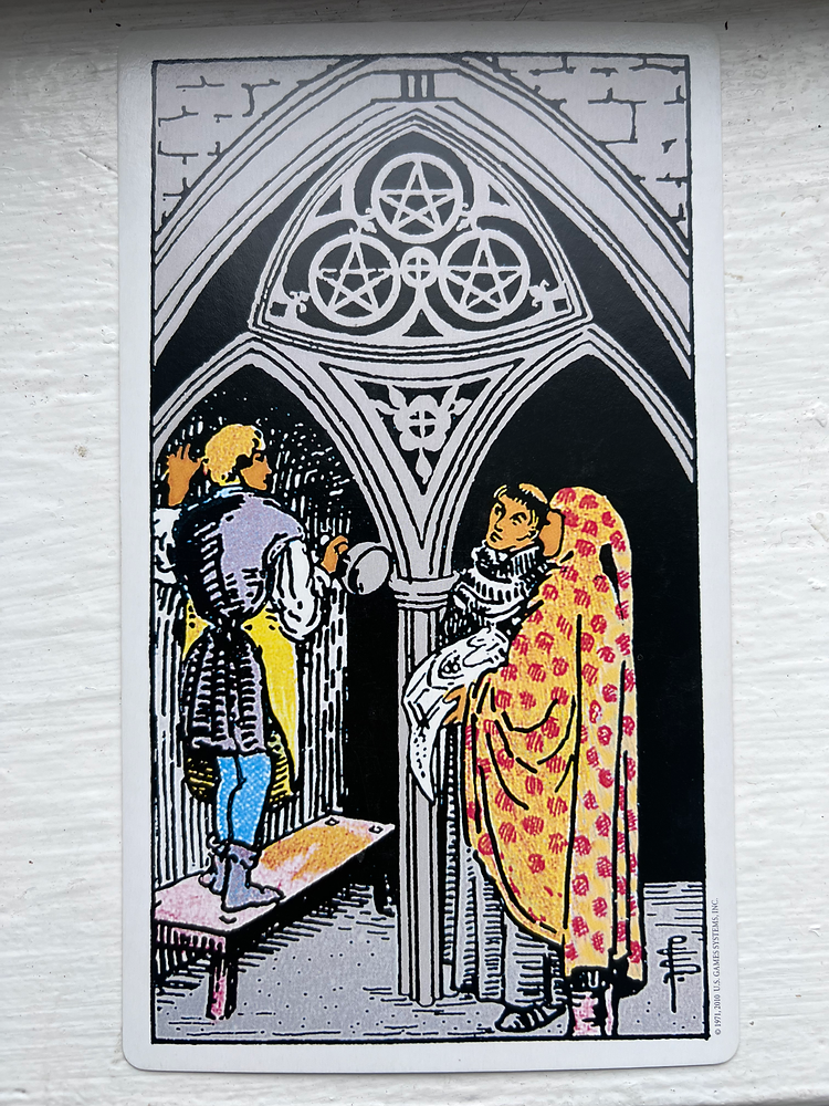 The 3 of Pentacles: Upright and Reversed Meanings