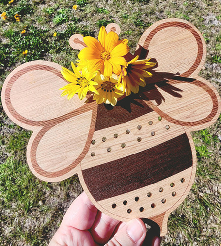 Timber Nature Sensory Board - Bee | OMGF Dough & Sensory