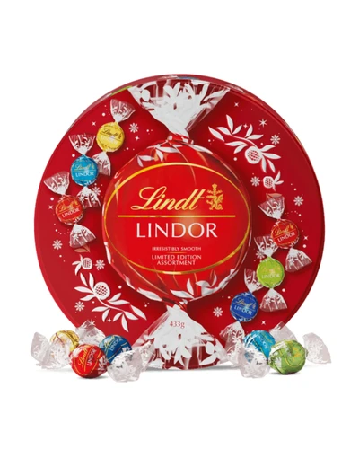 Lindt Limited Edition Round Tin 396g | Patricias Flowers