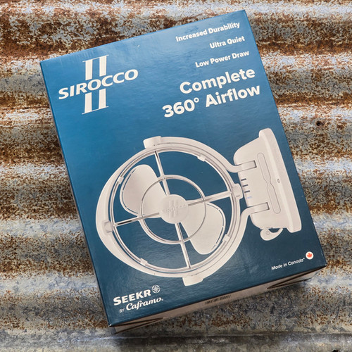 Sirocco II Fan_White | Atlas Rv