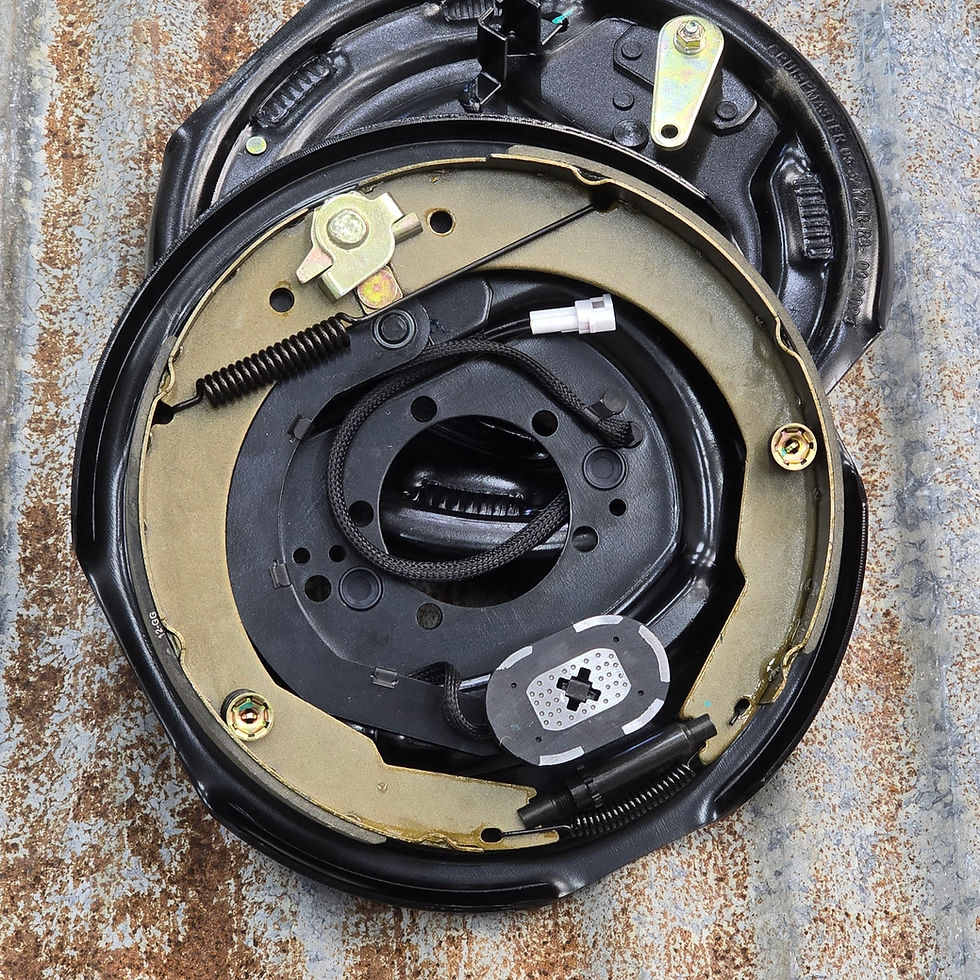 Off-Road Brake Assembly (Backing Plates) Tvan, Topaz and T4 | Atlas Rv