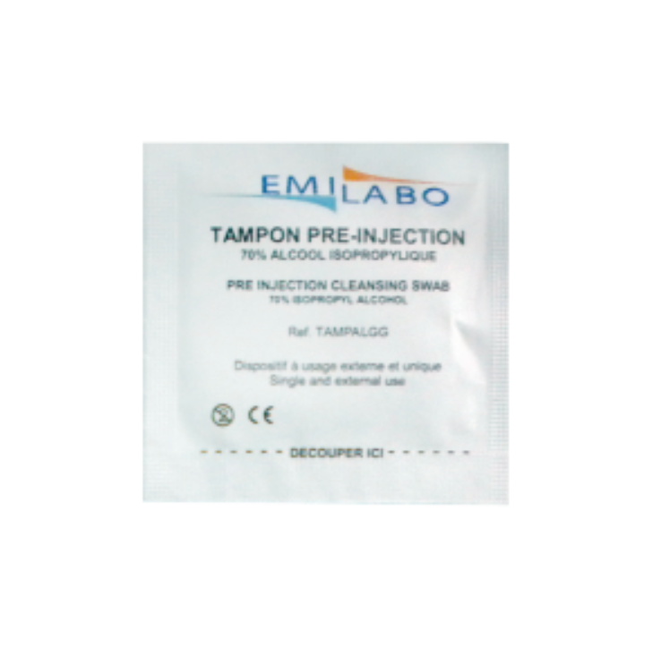 Tampons alcoolisés 70° vol personnalisable | Distrilab France
