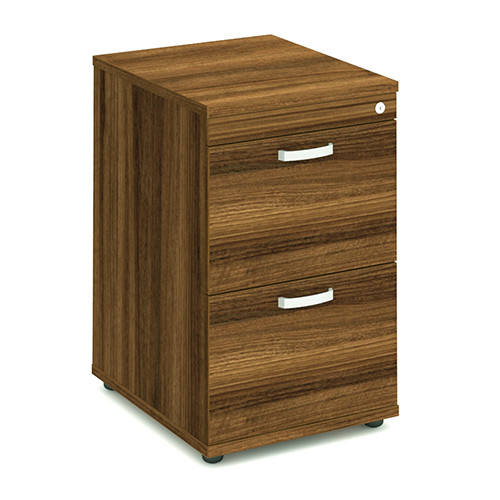'Ace Deluxe' 2 drawer filing cabinet - Walnut | ace-office-furniture