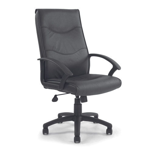 Ace 'Swithe' Faux Leather Executive Office Chair - Black | ace-office ...