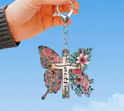 Butterfly Faith Key Chain | My Site 2