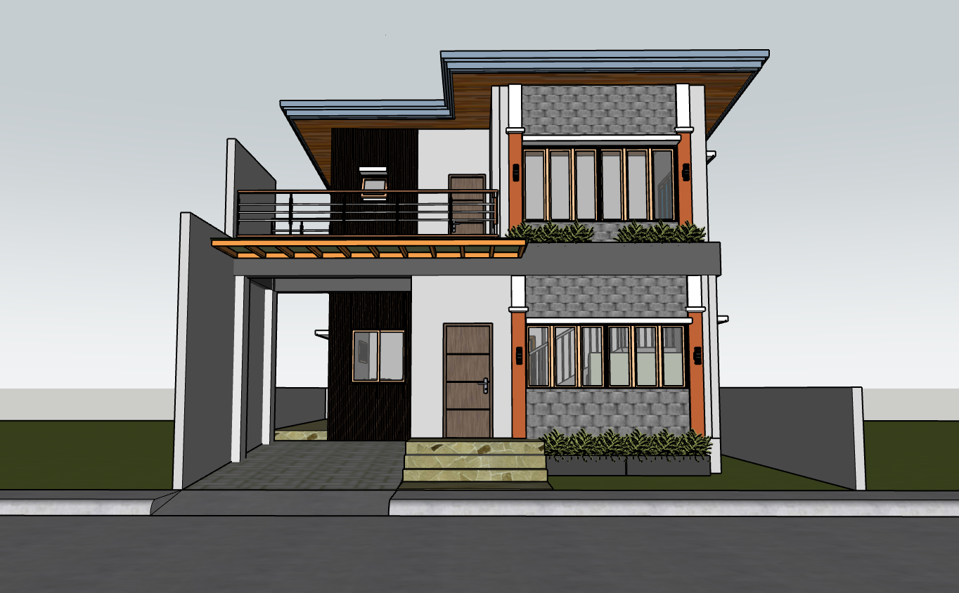 3D Residential House Model | ArchiVinci | 85034