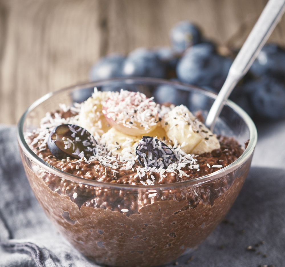 CHOCOLATE CHIA SEED MOUSSE