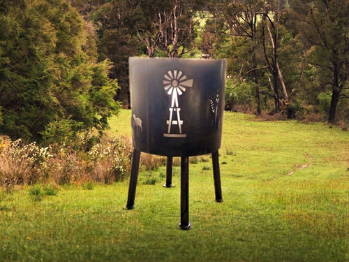 Custom Farm Fire Drums All Sizes from | FirePits & Metal Art