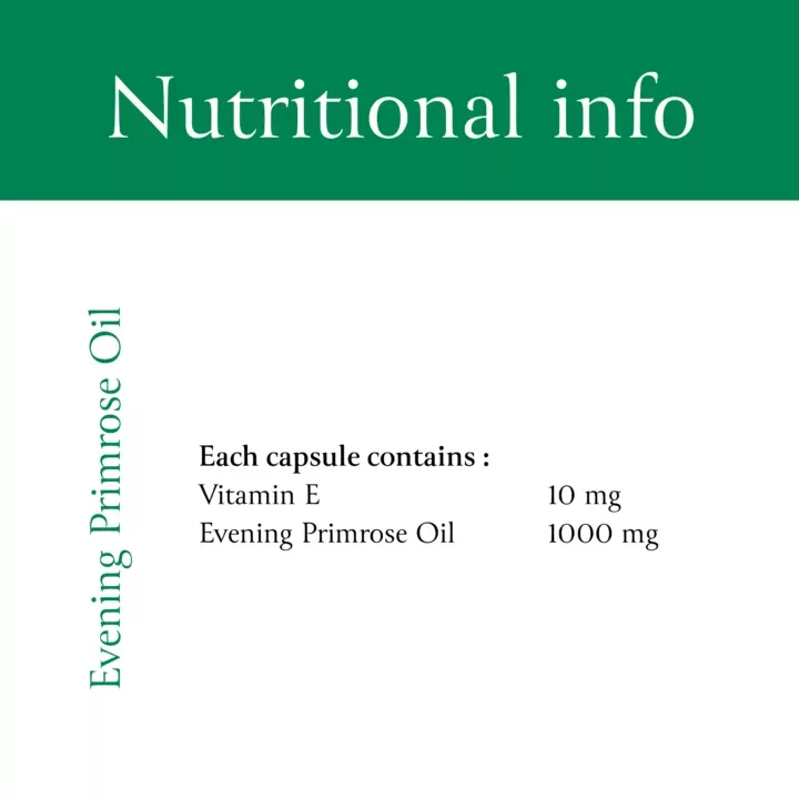 BioLife Evening Primrose Oil (EPO) 1000mg (60's) | Gym Nerd