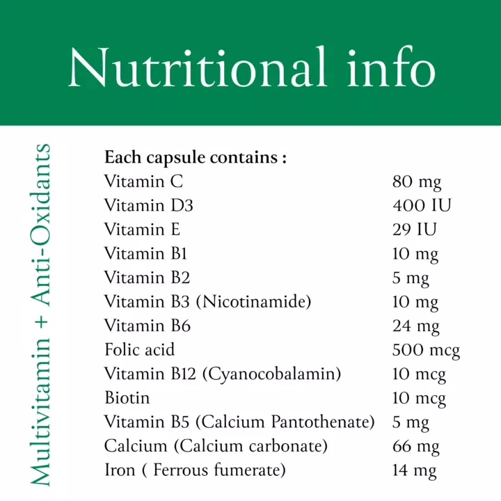BioLife Multivitamin + Anti-Oxidants (30’s) | Gym Nerd