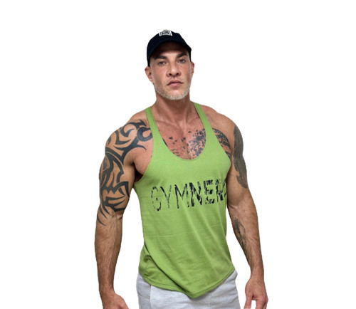 Elite Camo Stringer Vest - Sage Green | Gym Nerd