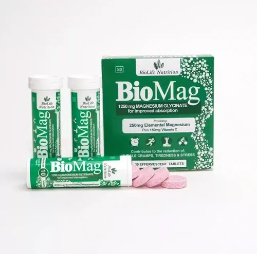 BioMag – Magnesium Glycinate Effervescent (30's) | Gym Nerd