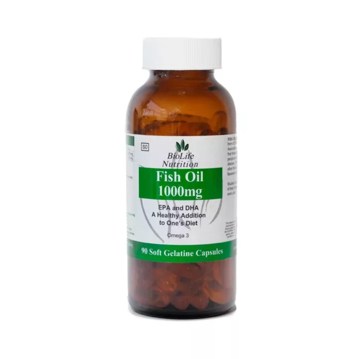 BioLife Fish Oil, 1000mg (90 Softgels) | Gym Nerd
