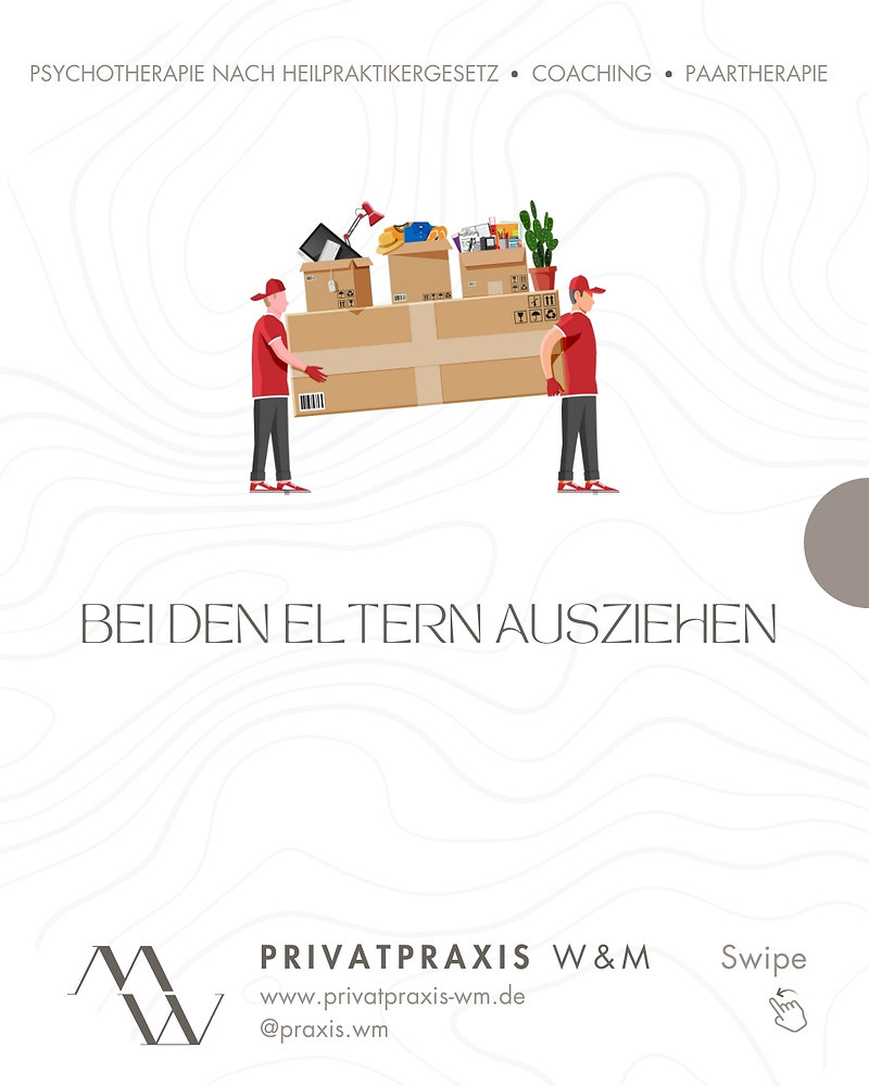 Bei den Eltern ausziehen