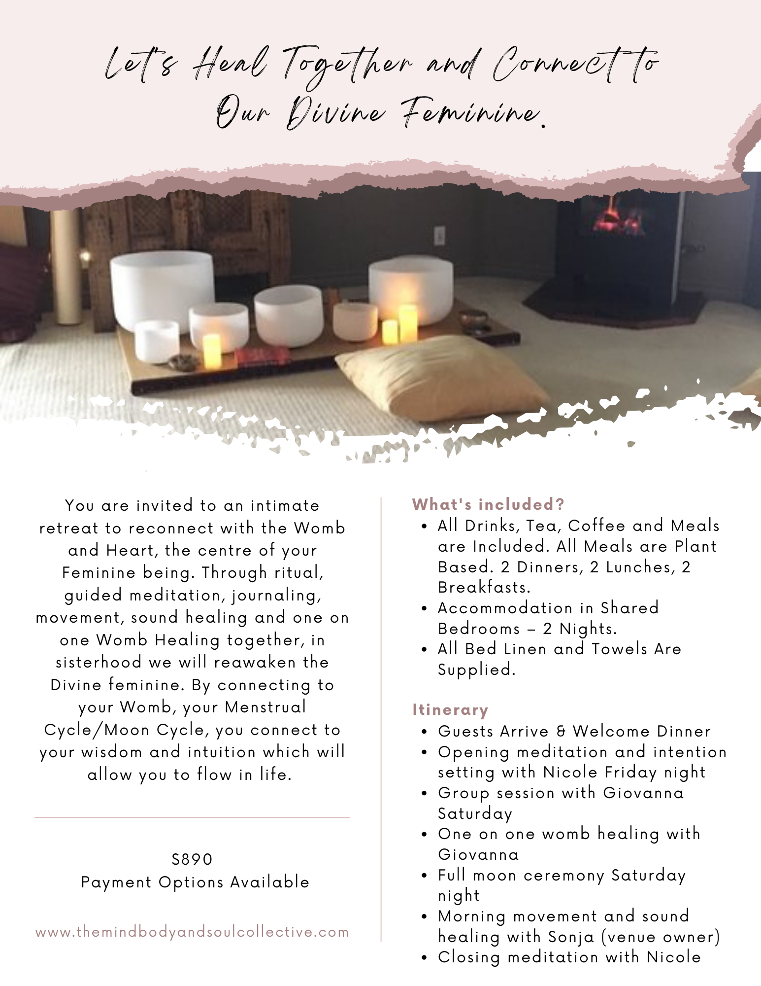 Sacred Womb Wellness Retreat