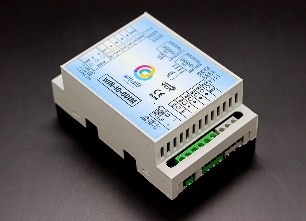 8 Port Digital Input Module with Modbus RTU RS485 | WittelB - Home