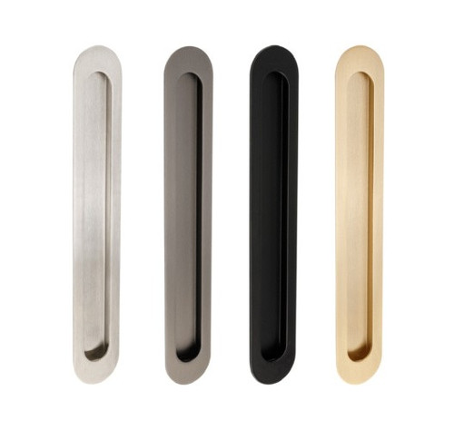 Zanda - Oval Duke Flush Pull L120, 250mm | Windsor Restorations