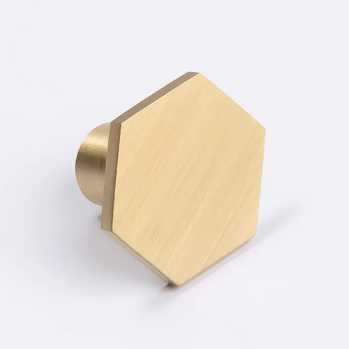 Manovella - Rosalind Hexagonal Cupboard Knob D32mm | Windsor Restorations