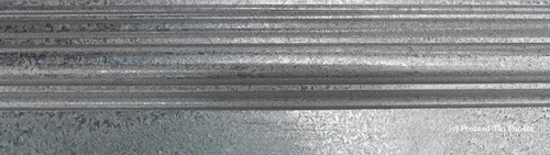 Pressed Aluminium Borders - Large Plain Galvanised | Windsor Restorations