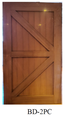 Barn Door - Classic 2 Panel Cross Brace Design BD-2PC | Windsor ...