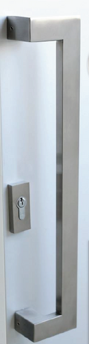Austyle - Slim Offset 316 Stainless Entrance Pull Handle L330, 450mm (Pair) | Windsor Restorations