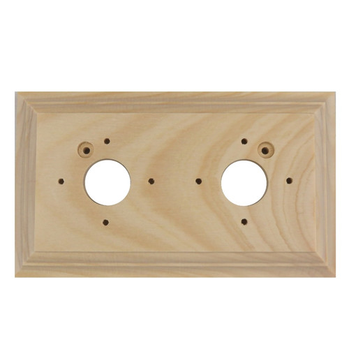 Classic Electric - Classic Double Pre-Drilled Wood Mounting Block ...