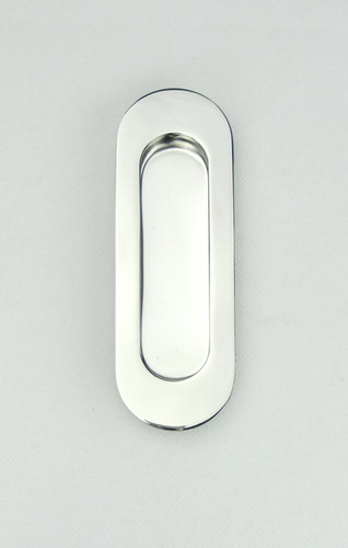 Worldwide - Oval Flush Pull - Concealed Fix H120xW40mm | Windsor Restorations