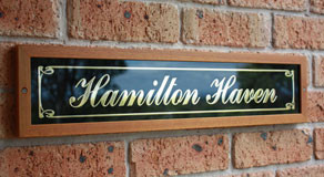 Made-to-Order Custom House Signs - Timber Frame Variant | Windsor ...